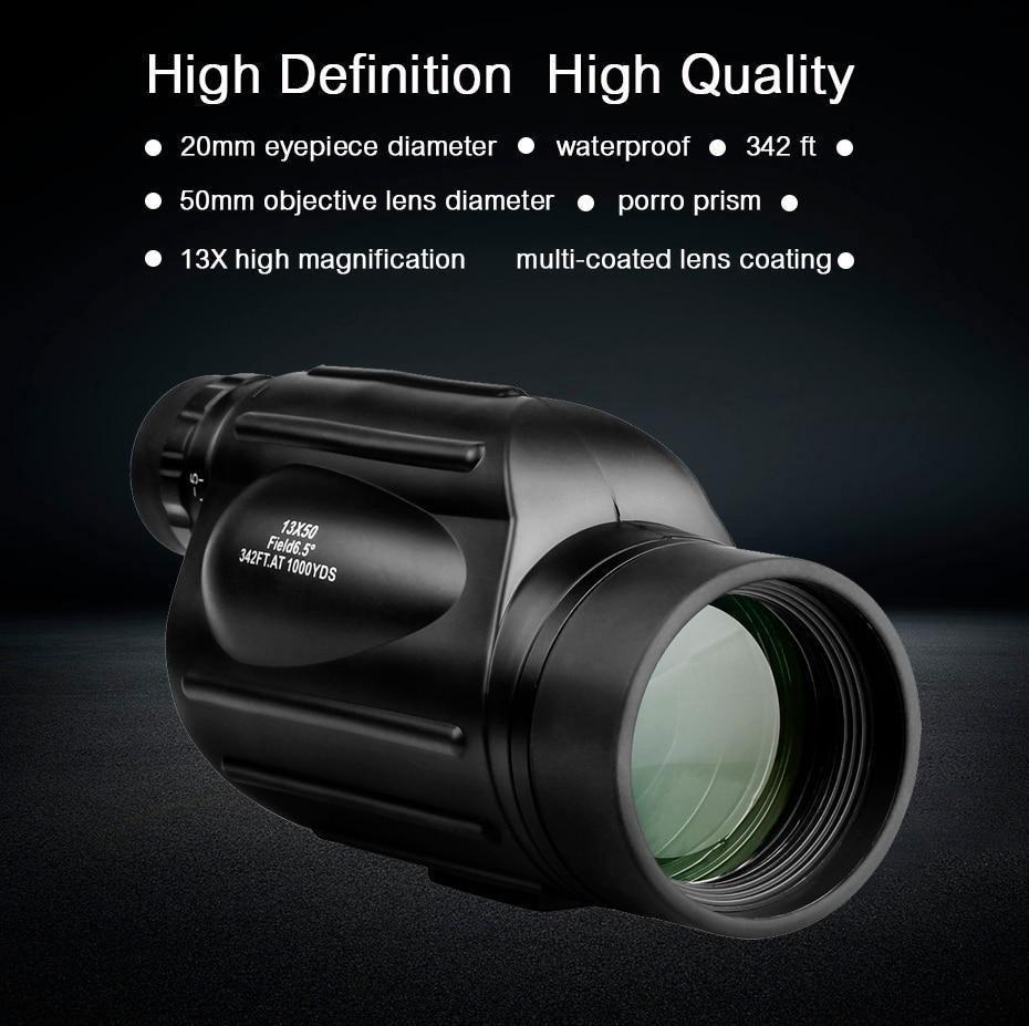 13x50 Zoom Waterproof Monocular – Albenth Optics