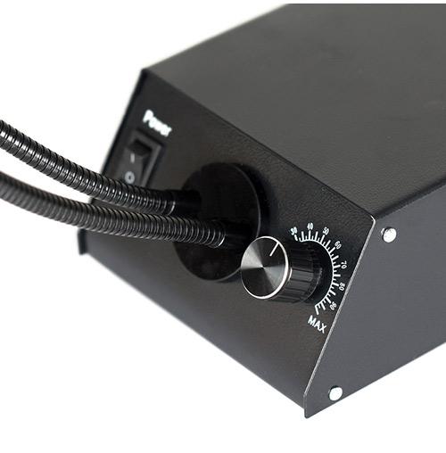 Albenth 6W High Intensity Dual Gooseneck Microscope LED Light Source ...