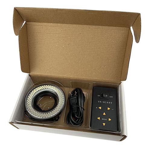 144-LED Direction-Adjustable Microscope Ring Light with Adapter for St ...