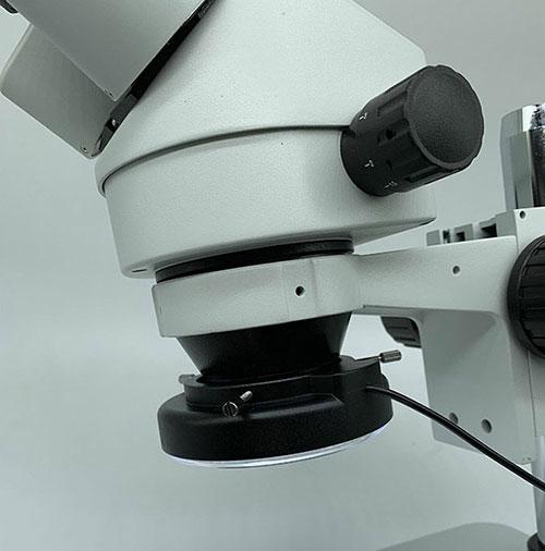 144-LED Direction-Adjustable Microscope Ring Light with Adapter for St ...